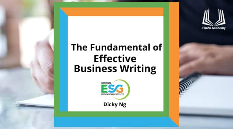 The Fundamental of Effective Business Writing – Fin2u Academy