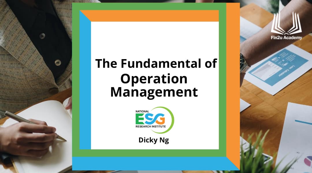 The Fundamental of Operations Management – Fin2u Academy